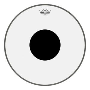 Remo Controlled Sound Clear Black Dot Bass Drum Head (18")