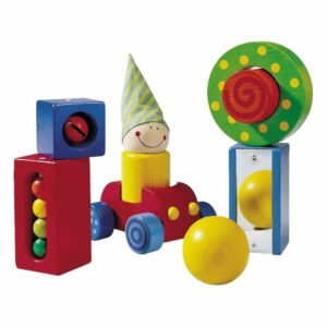 haba first wooden blocks fun set for ages 1 and up (made in germany)