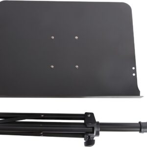 On-Stage SM7211B Professional Grade Folding Orchestral Sheet Music Stand, Black