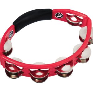 LP151 Cyclops, Steel Jingles, Red, Hand Held Tambourine