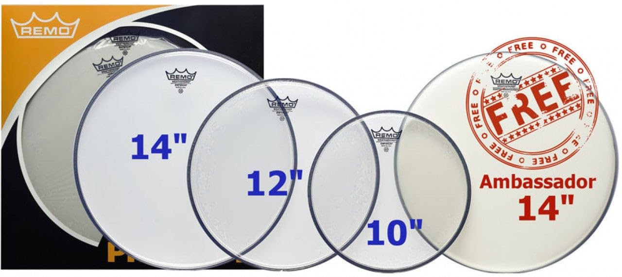 Remo Drum Set, 12-inch (PP0312BE)