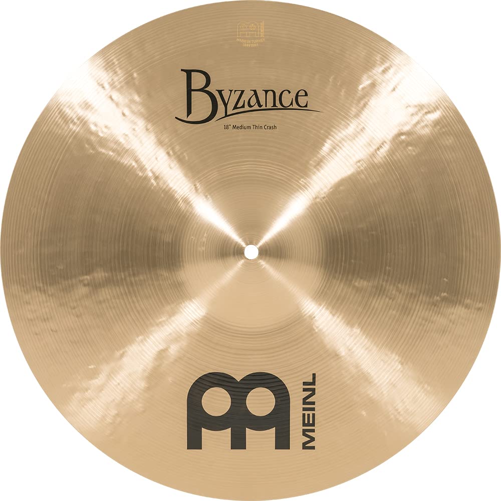 Meinl Cymbals Crash Cymbal, Traditional Finish (B18MTC)