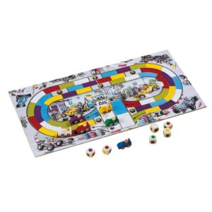 HABA Monza - Car Racing Games & Beginner's Board Game, Engaging Family Games for Kids and Adults Ages 5+ (Made in Germany)