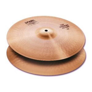 paiste 2002 classic cymbal medium pair hi-hat 14-inch