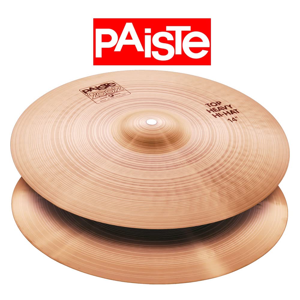 Paiste 2002 Classic Cymbal Heavy Pair Hi-Hat 14-inch