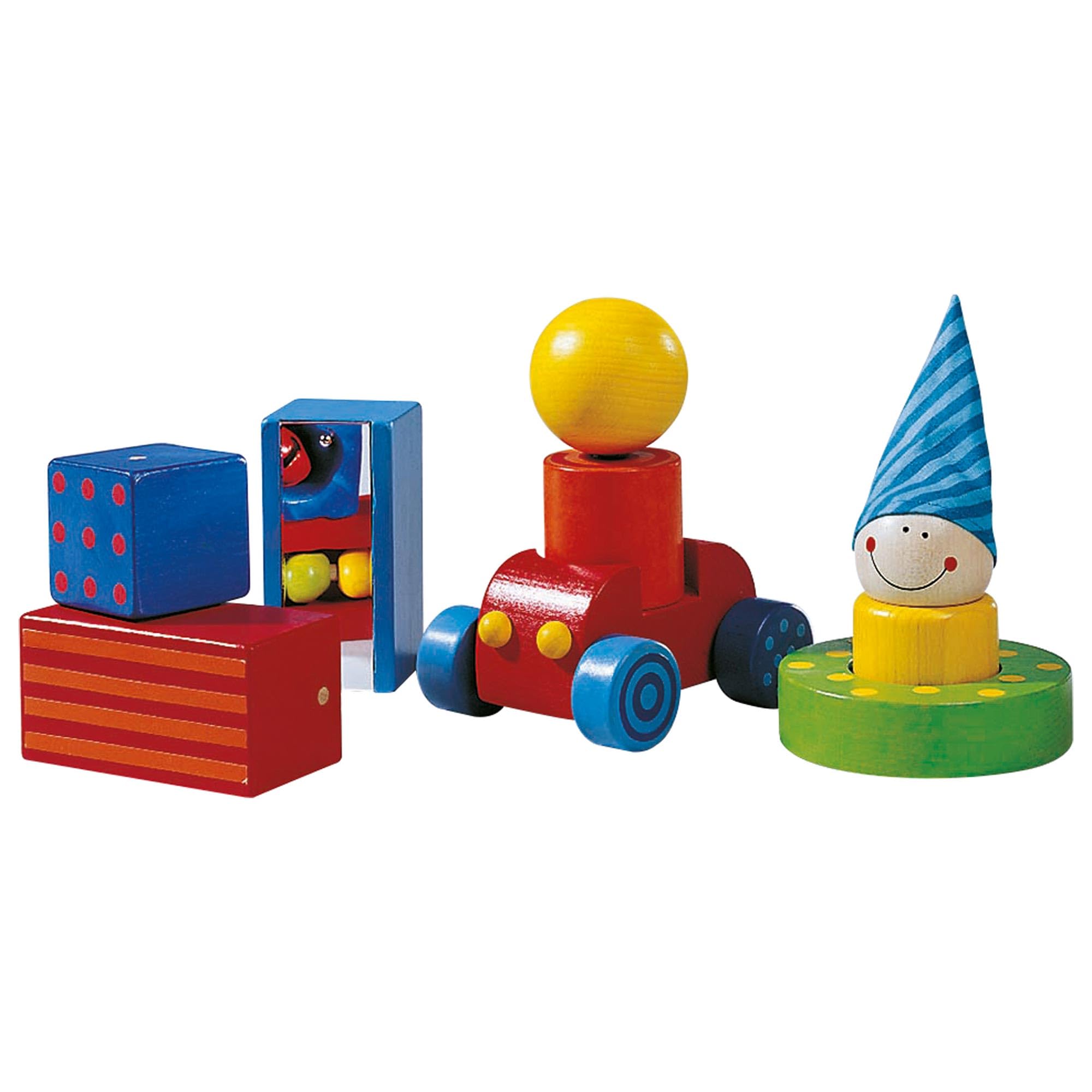 HABA First Wooden Blocks Fun Set for Ages 1 and Up (Made in Germany)