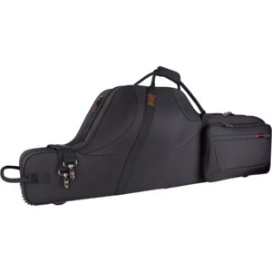 protec baritone saxophone (fits low a & bb) contoured pro pac case, model pb311ct, black