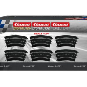 Carrera 20573 Curve 3/30, 6 pcs, Digital 124/132 and Analog