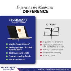 Manhasset Sheet Music Stands (MAN4806)