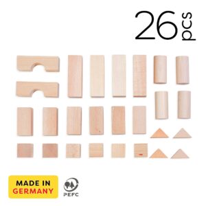 HABA Basic Building Blocks 26 Piece Starter Set (Made in Germany)