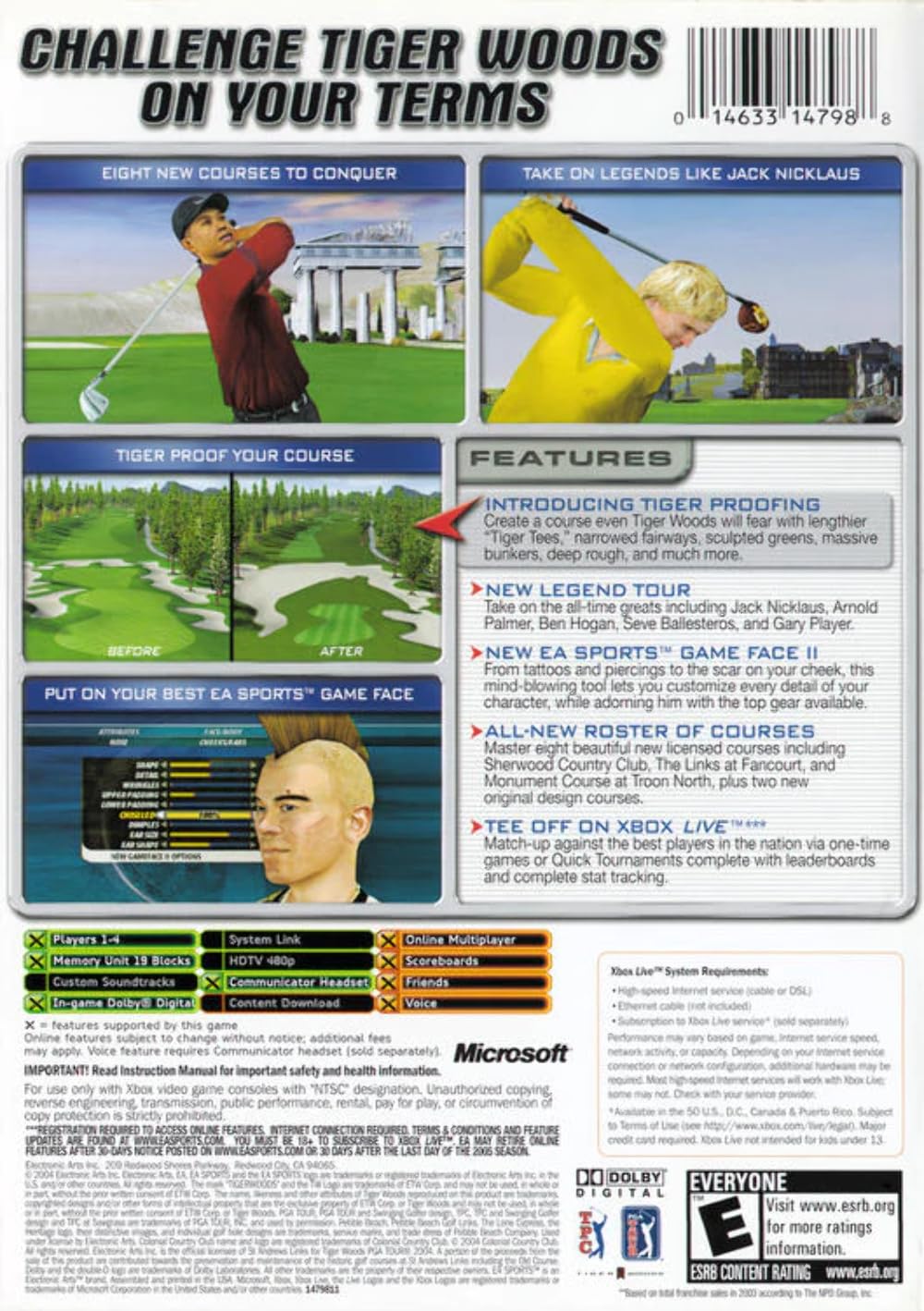 Tiger Woods PGA Tour 2005 - Xbox