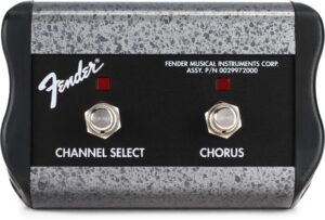 fender 2-button footswitch: channel/chorus on/off with 1/4 inch jack