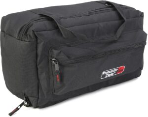 gator cases protechor series padded carry bag for bongos or double bass drum pedals with removable shoulder strap; 18" x 10" x 7" ( gp-66 )