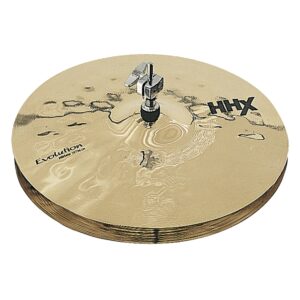 sabian 14" hhx evolution hi-hats, brilliant finish