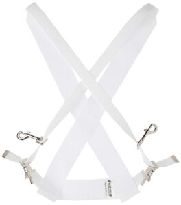 ludwig lf350w white parade marching bass drum sling | marching band straps | for band practice, concerts and musical events