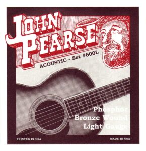 john pearse 600l phosphor bronze acoustic guitar strings