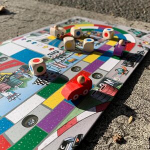 HABA Monza - Car Racing Games & Beginner's Board Game, Engaging Family Games for Kids and Adults Ages 5+ (Made in Germany)