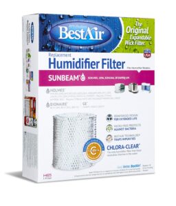 bestair h65 extended life humidifier wick filter