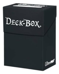 ultra pro 80 card deck box - black