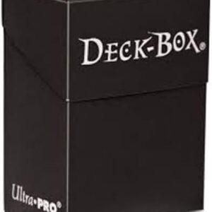 Ultra Pro 80 Card Deck Box - Black