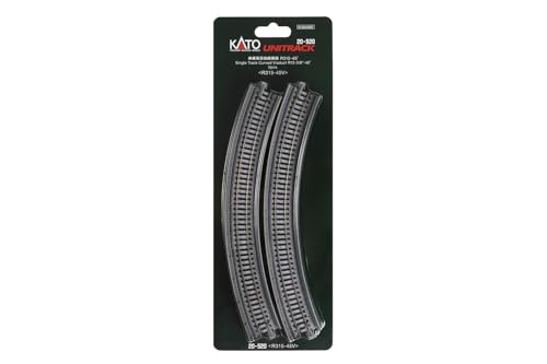 Kato USA Inc. N 315mm 12-3/8 Radius 45-Degree Viaduct 2 KAT20520 N Track