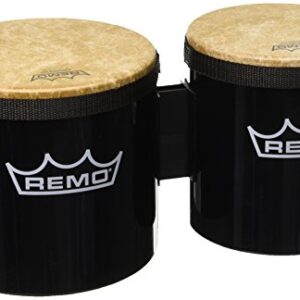 Remo BG-5300-70 Festival Bongo Drum - Black, 6"-7"