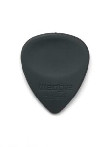 wedgie wrpp31h rubber guitar picks 3.1mm hard, 3 pack