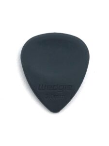 wedgie wrpp50h rubber guitar picks 5.0mm hard, 3 pack