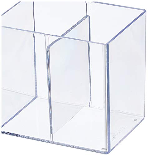 Ultra PRO All Team 2-Piece Storage Box, 4 Compartment, Clear