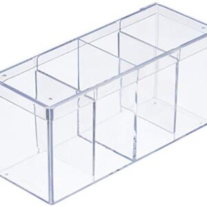 Ultra PRO All Team 2-Piece Storage Box, 4 Compartment, Clear