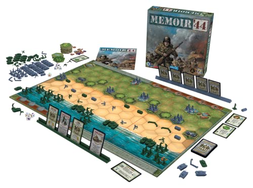 Memoir '44 Board Game - WWII Historical Board Game of Epic Battles! Tabletop Miniatures Strategy Game for Kids & Adults, Ages 8+, 2-8 Players, 30-60 Minute Playtime, Made by Days of Wonder