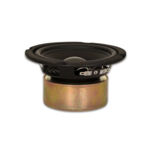 goldwood sound, inc. gw-5028/s shielded 5.25"" woofer 130 watt 8ohm replacement speaker, black