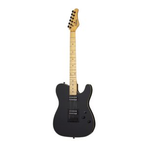 schecter pt 6-string solid body humbuckers electric guitar (right-handed, gloss black)