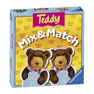 Ravensburger Teddy Mix & Match - Interactive Children's Game | Quick Play | Ideal for Age 2 and Up | Classic Family Fun | Quality Craftsmanship