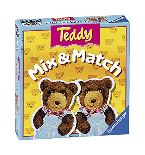 Ravensburger Teddy Mix & Match - Interactive Children's Game | Quick Play | Ideal for Age 2 and Up | Classic Family Fun | Quality Craftsmanship