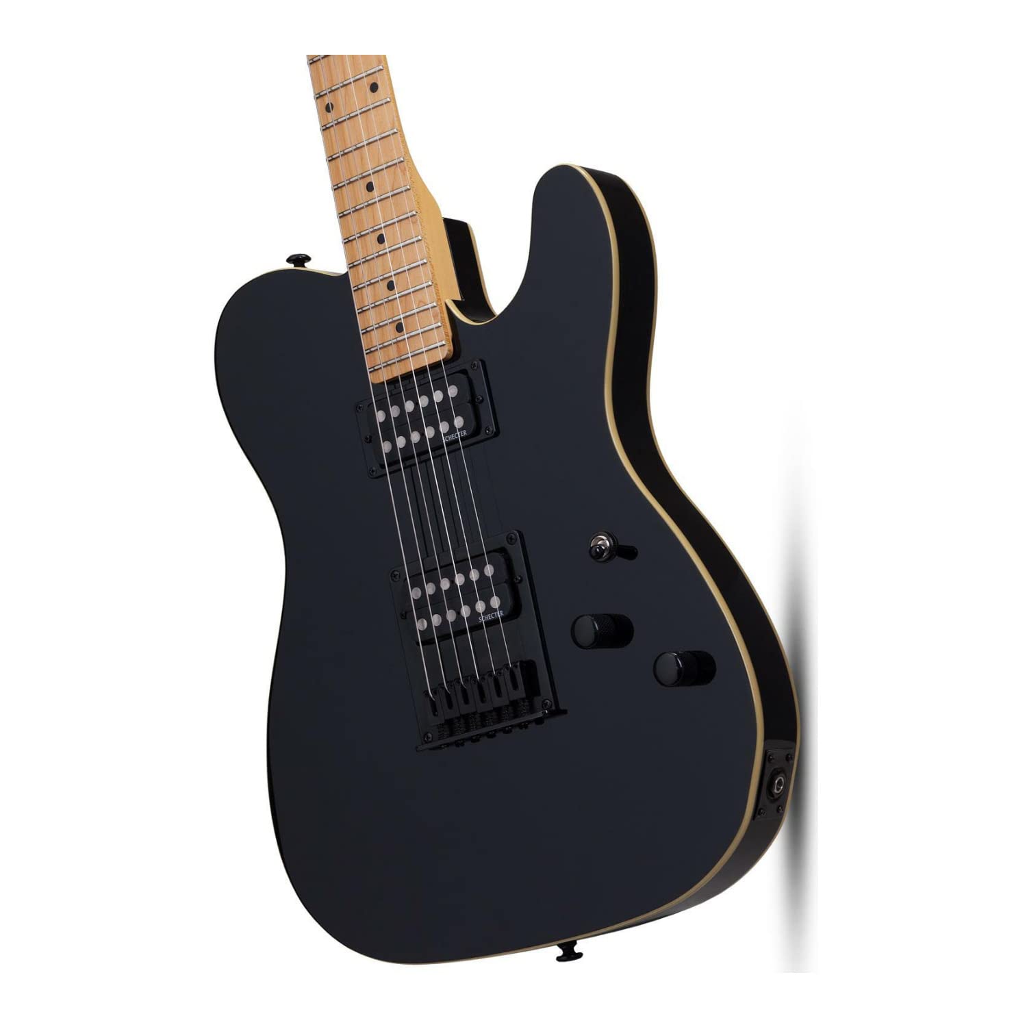 Schecter PT 6-String Solid Body Humbuckers Electric Guitar (Right-Handed, Gloss Black)