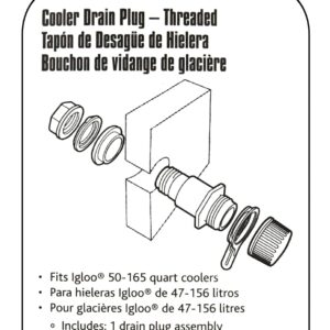 Igloo Replacement Threaded Drain Plug