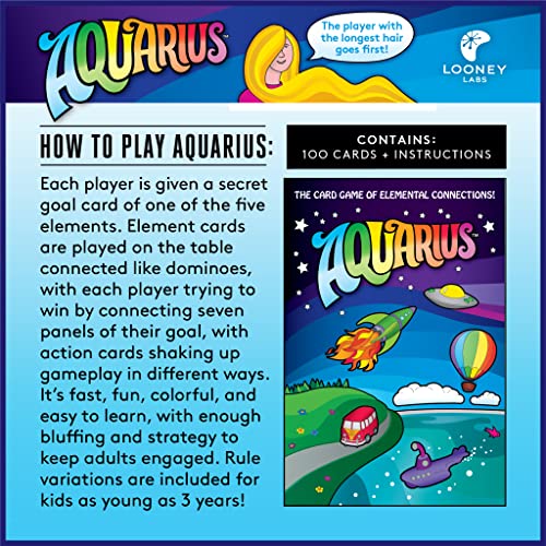 Aquarius Card Game - Elemental Strategy for 2-5 Players