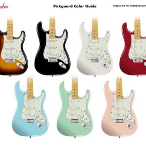 Fender 62 Stratocaster 11 Hole Mint Green Pickguard, 3-Ply for 3 Single Coil Pickups