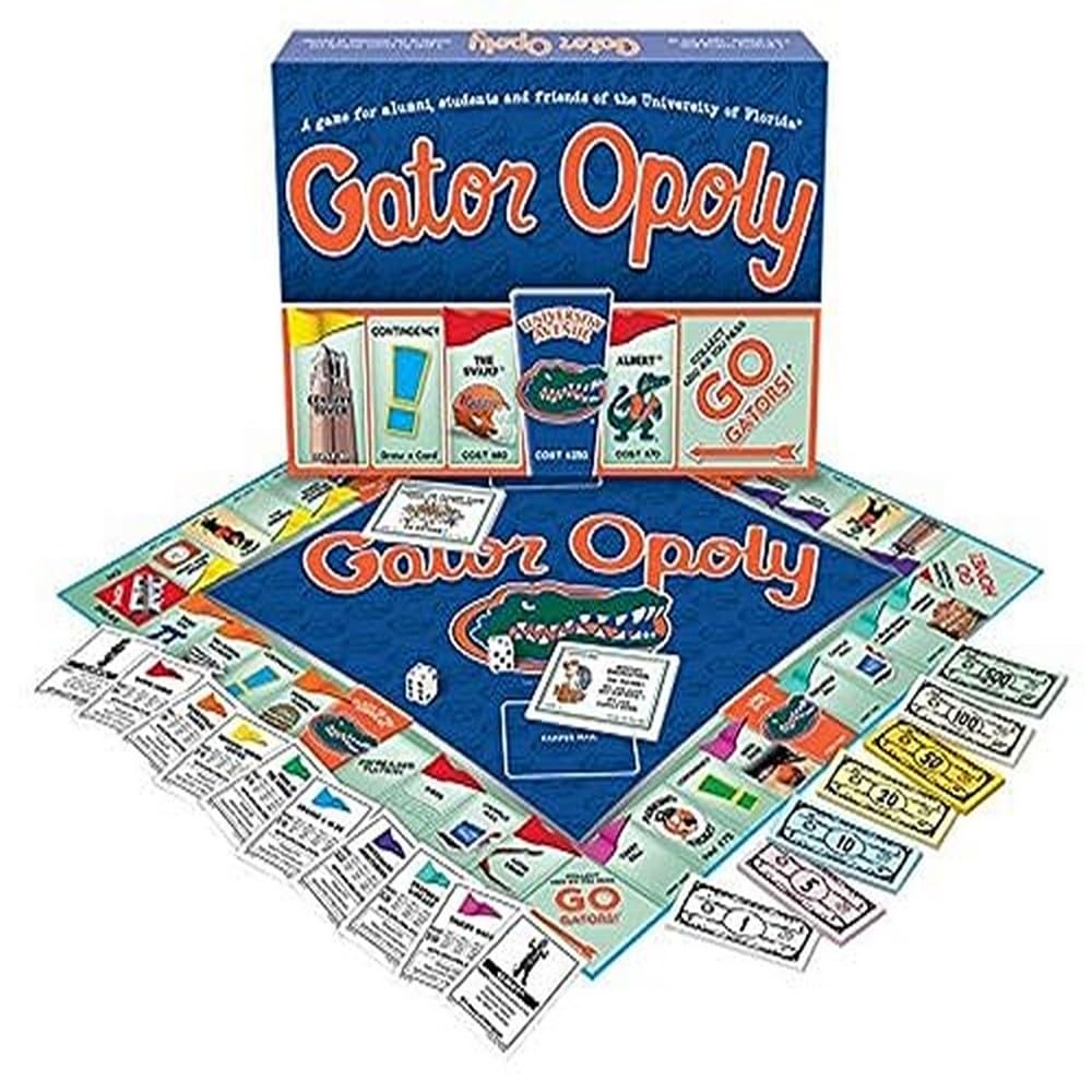 Late for the Sky University of Florida Gatoropoly Blue, Orange