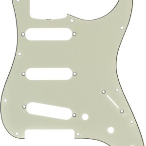 Fender 62 Stratocaster 11 Hole Mint Green Pickguard, 3-Ply for 3 Single Coil Pickups