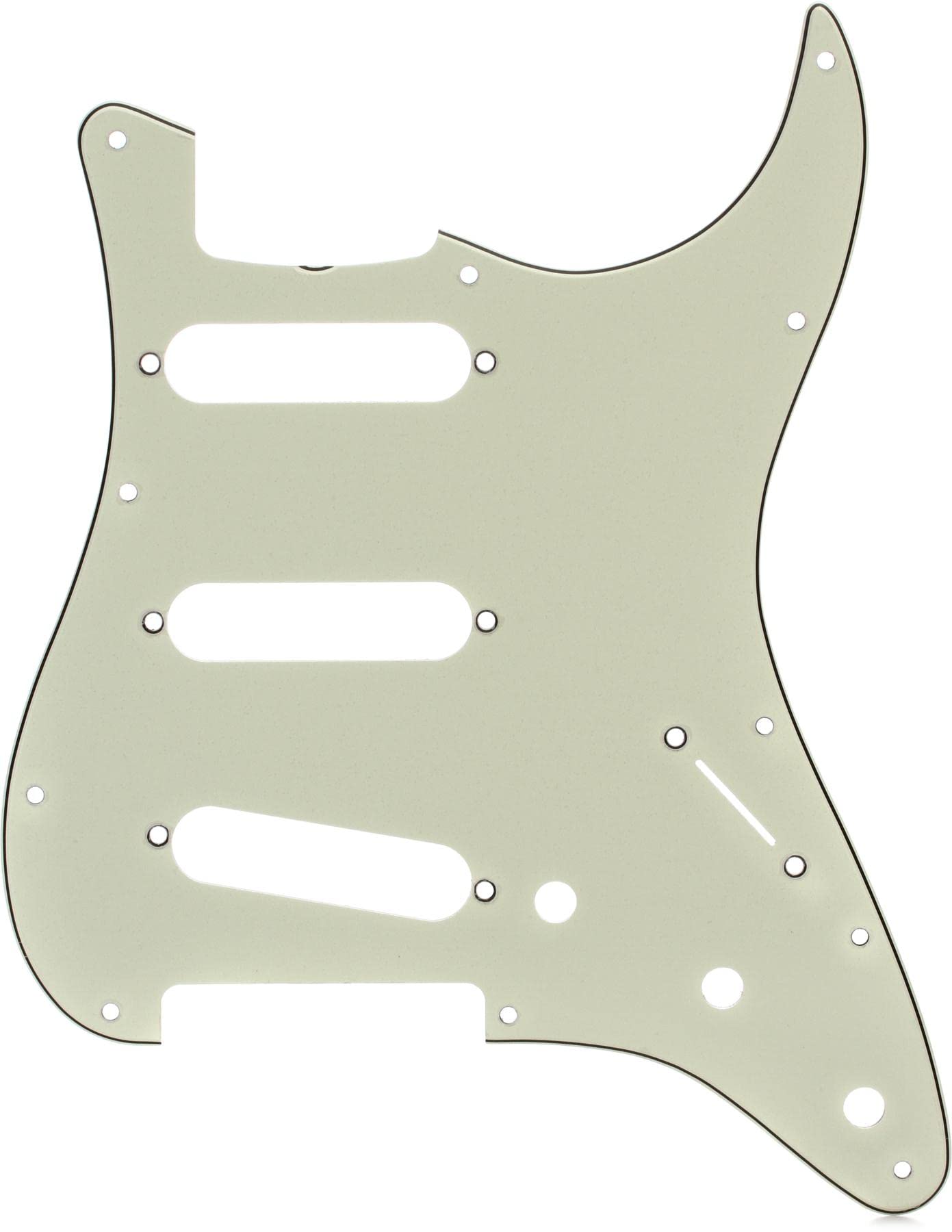 Fender 62 Stratocaster 11 Hole Mint Green Pickguard, 3-Ply for 3 Single Coil Pickups