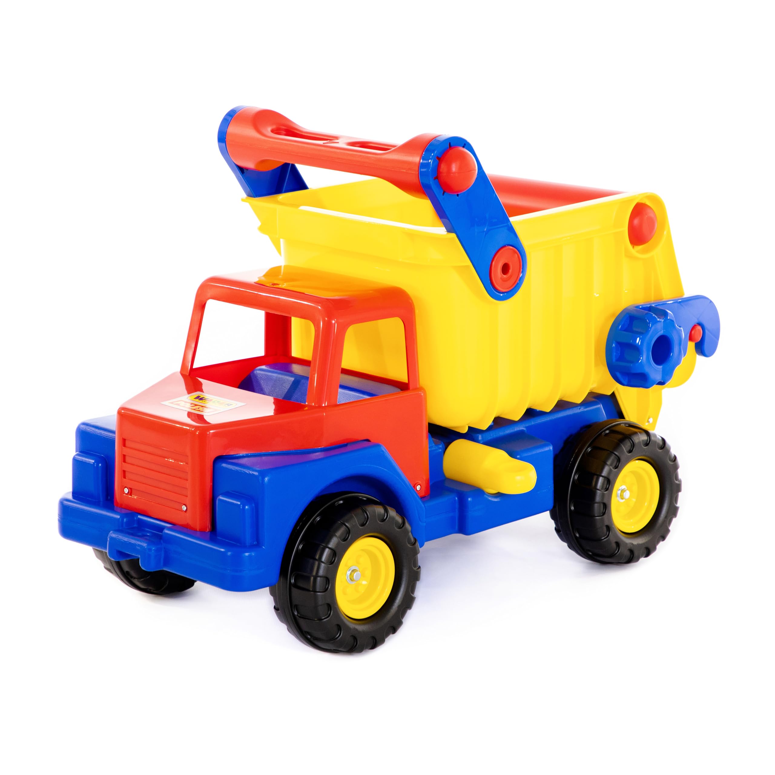 Wader Giant Dump Truck Toy, Largest Ride On Toy Dump Truck with Big Grip For Easy Pushing Or Pulling