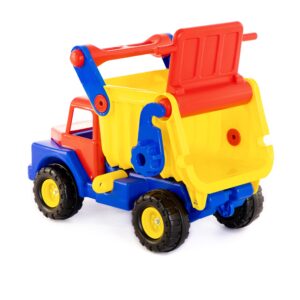 Wader Giant Dump Truck Toy, Largest Ride On Toy Dump Truck with Big Grip For Easy Pushing Or Pulling