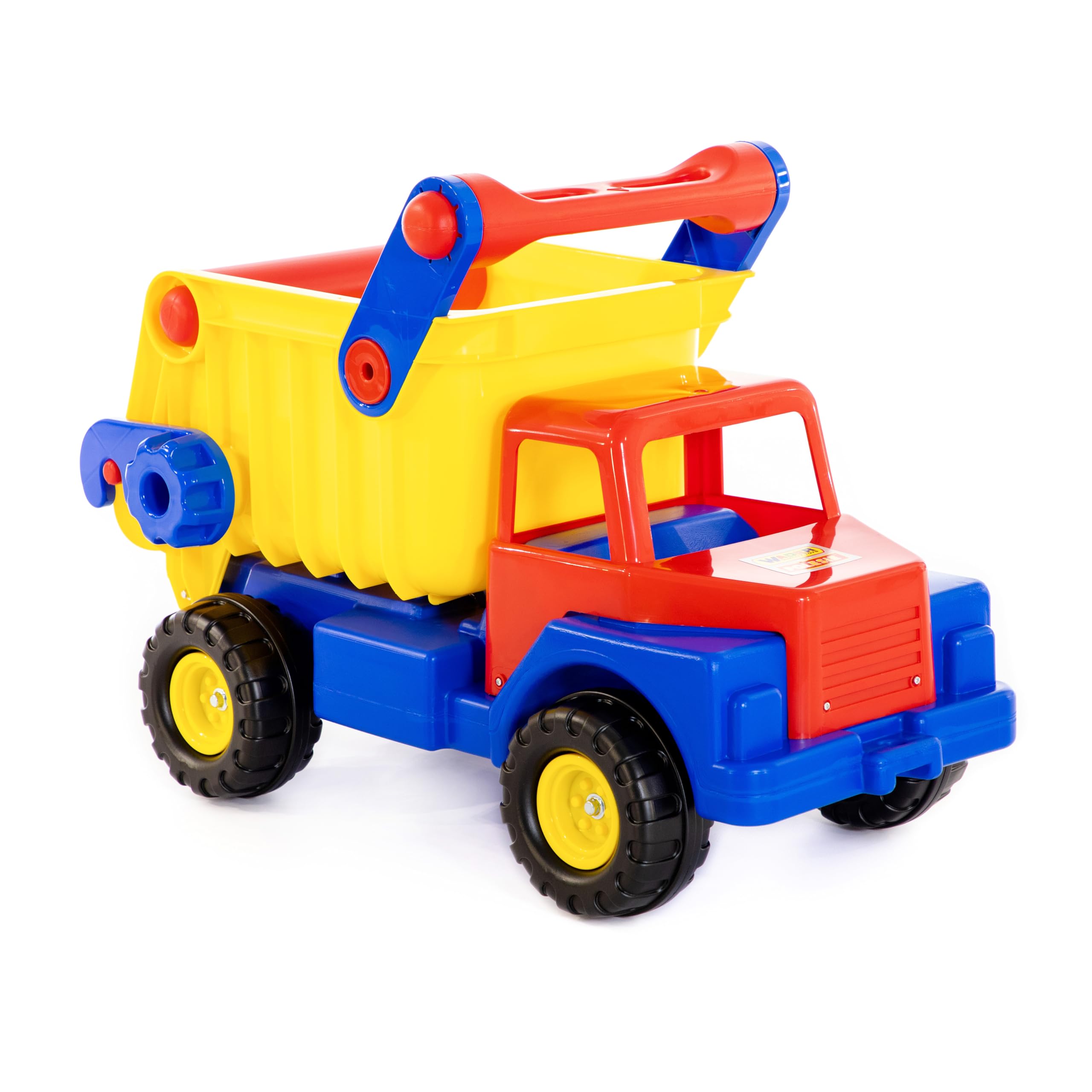 Wader Giant Dump Truck Toy, Largest Ride On Toy Dump Truck with Big Grip For Easy Pushing Or Pulling