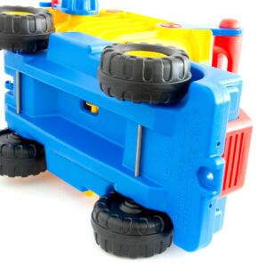 Wader Giant Dump Truck Toy, Largest Ride On Toy Dump Truck with Big Grip For Easy Pushing Or Pulling