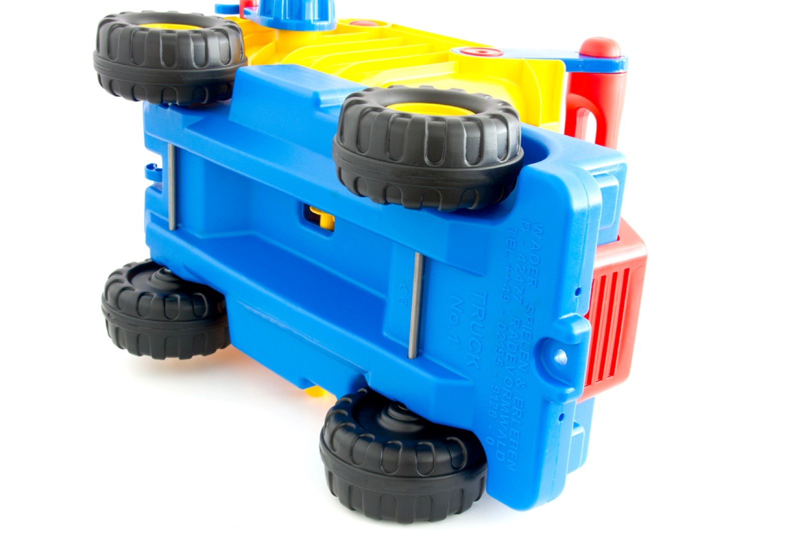 Wader Giant Dump Truck Toy, Largest Ride On Toy Dump Truck with Big Grip For Easy Pushing Or Pulling