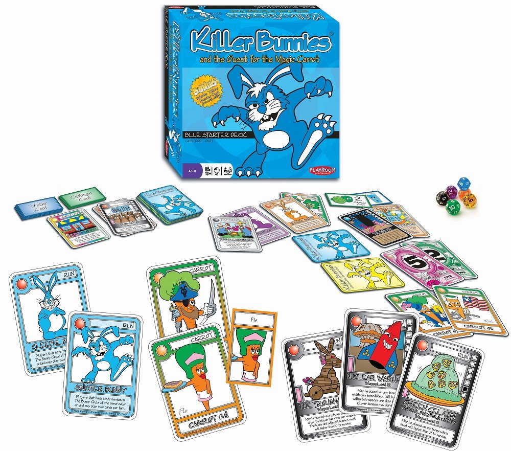 Playroom Entertainment Killer Bunnies and the Quest for the Magic Carrot; Blue Starter Deck