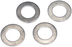 dorman 65292 aluminum drain plug gasket, fits 1/2do, 9/16, m14 compatible with select models, 4 pack