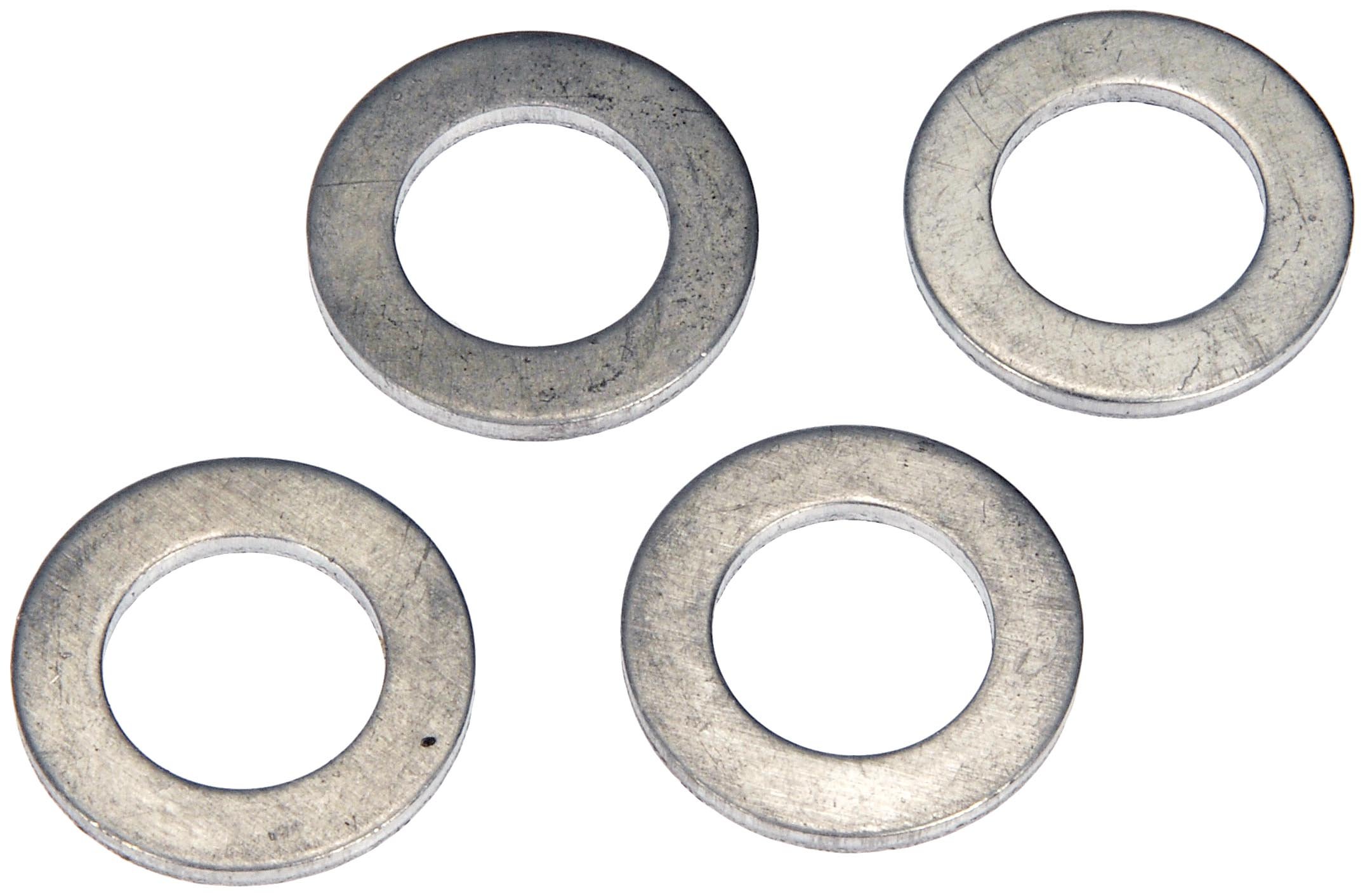 Dorman 65292 Aluminum Drain Plug Gasket, Fits 1/2Do, 9/16, M14 Compatible with Select Models, 4 Pack